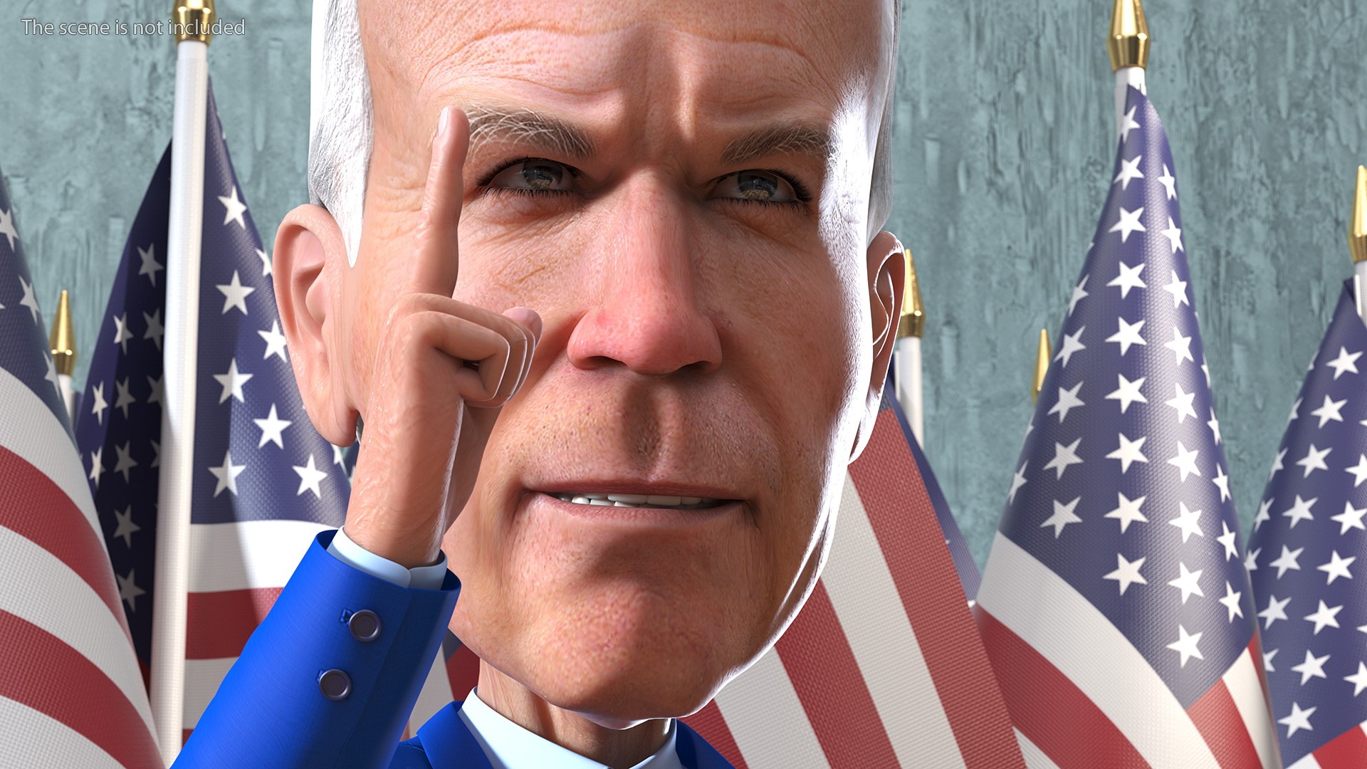 Cartoon Joe Biden Rigged 3D model - TurboSquid 1777351