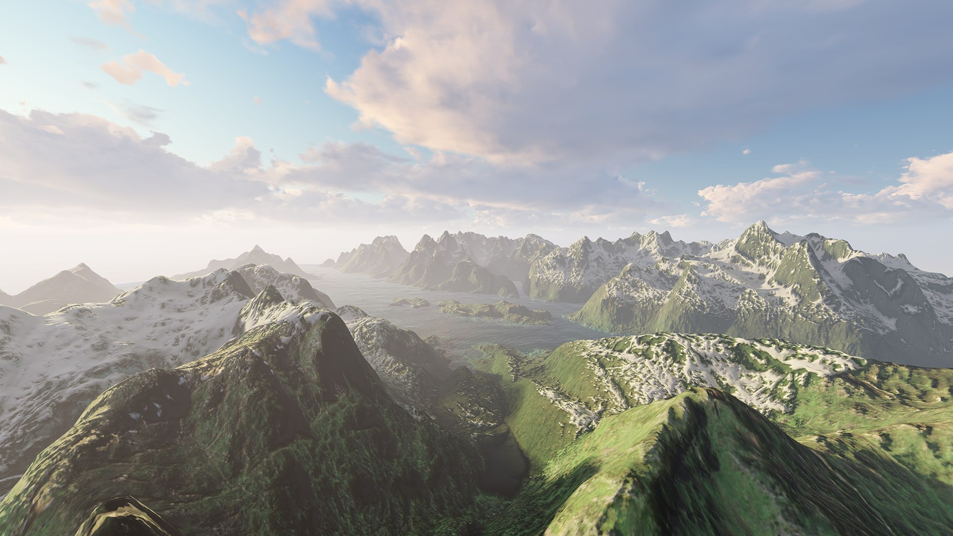 Fjord Mountains 3D Model - TurboSquid 1468007