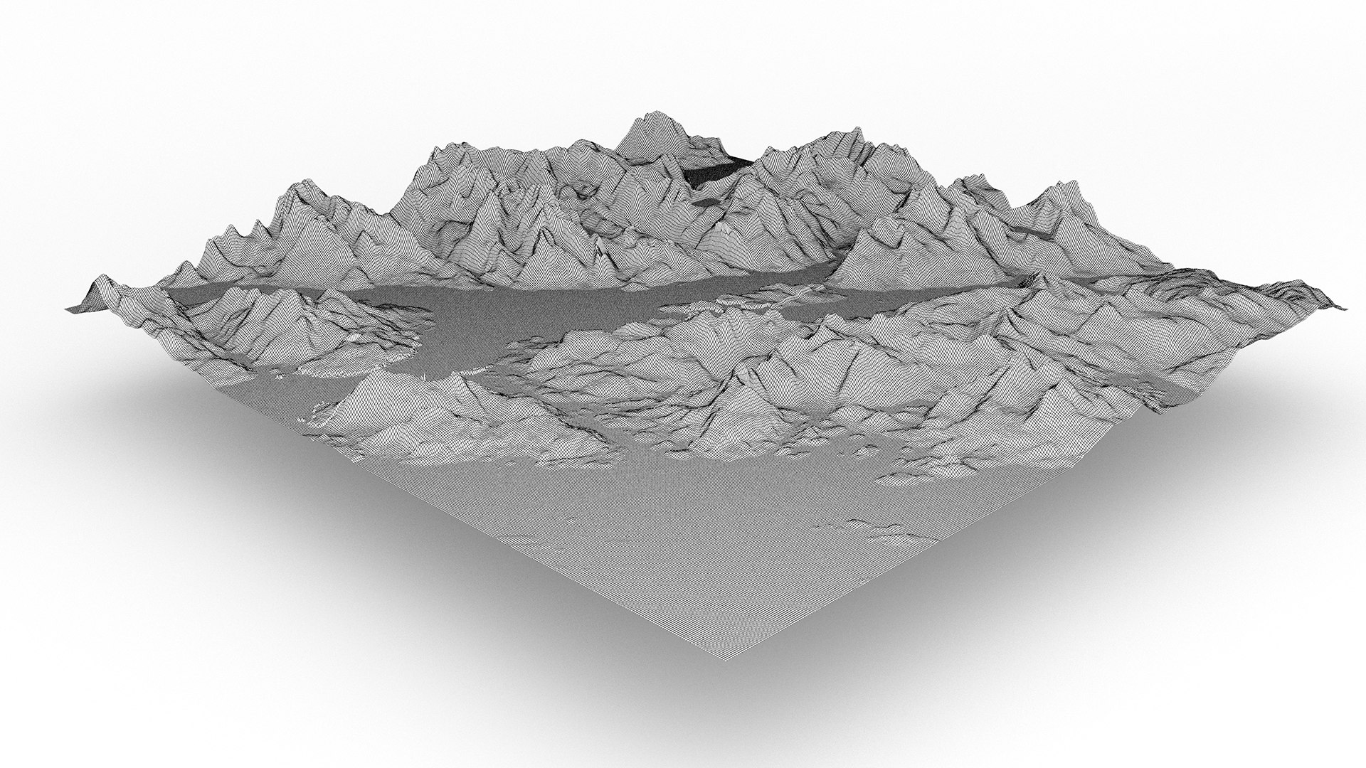 Fjord Mountains 3D Model - TurboSquid 1468007