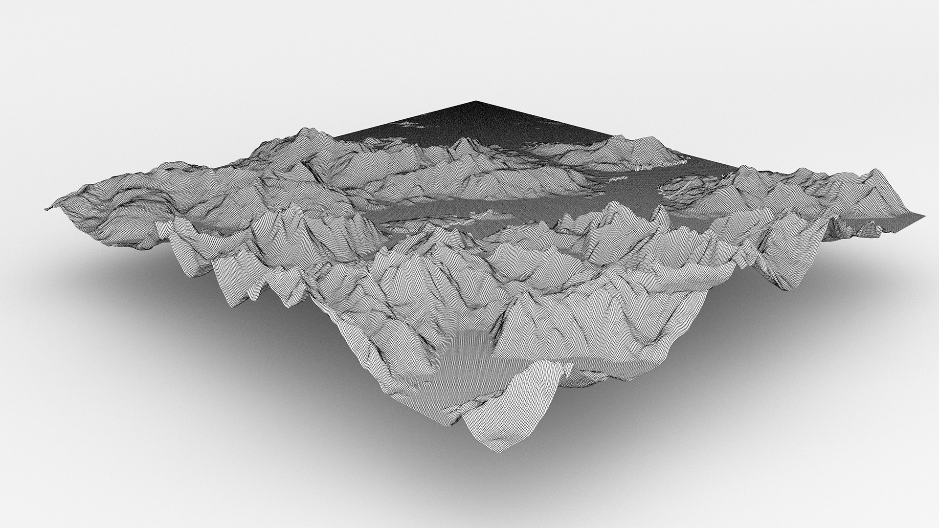 Fjord Mountains 3D Model - TurboSquid 1468007