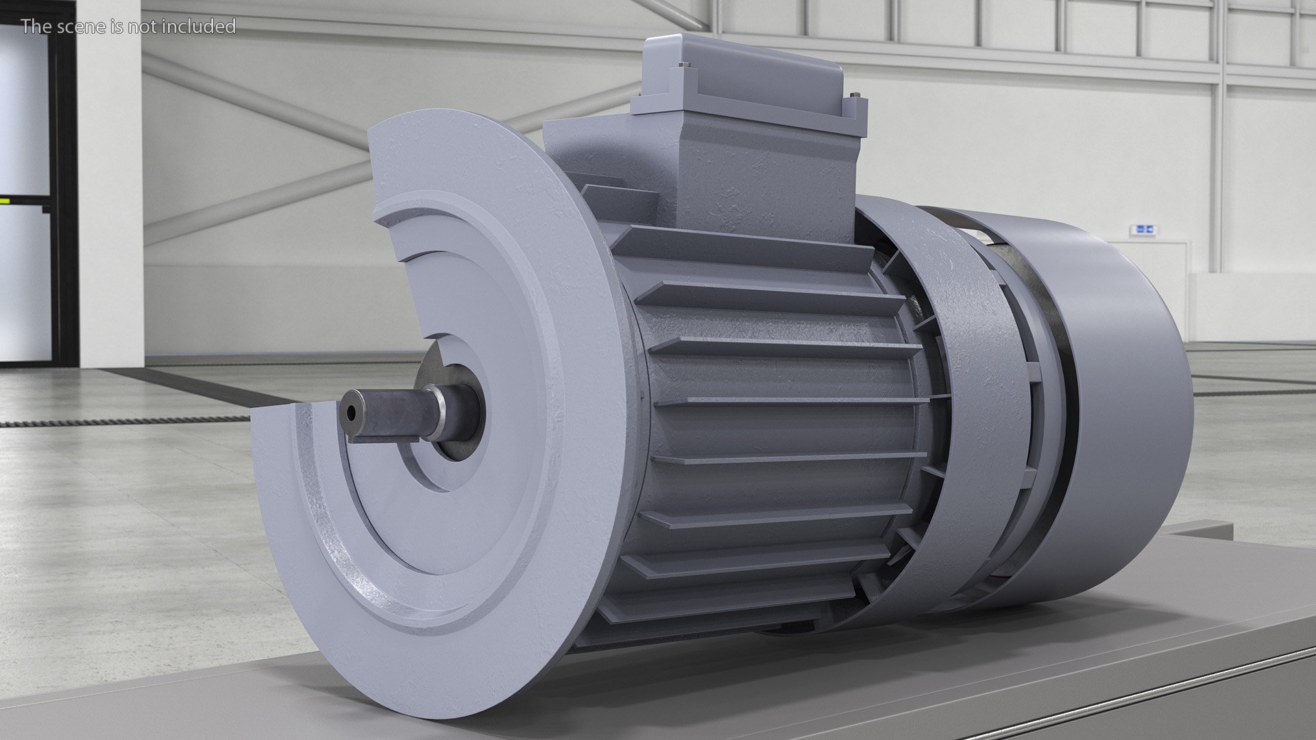 Electric Motor Cutaway Gray 3D Model - TurboSquid 2225793