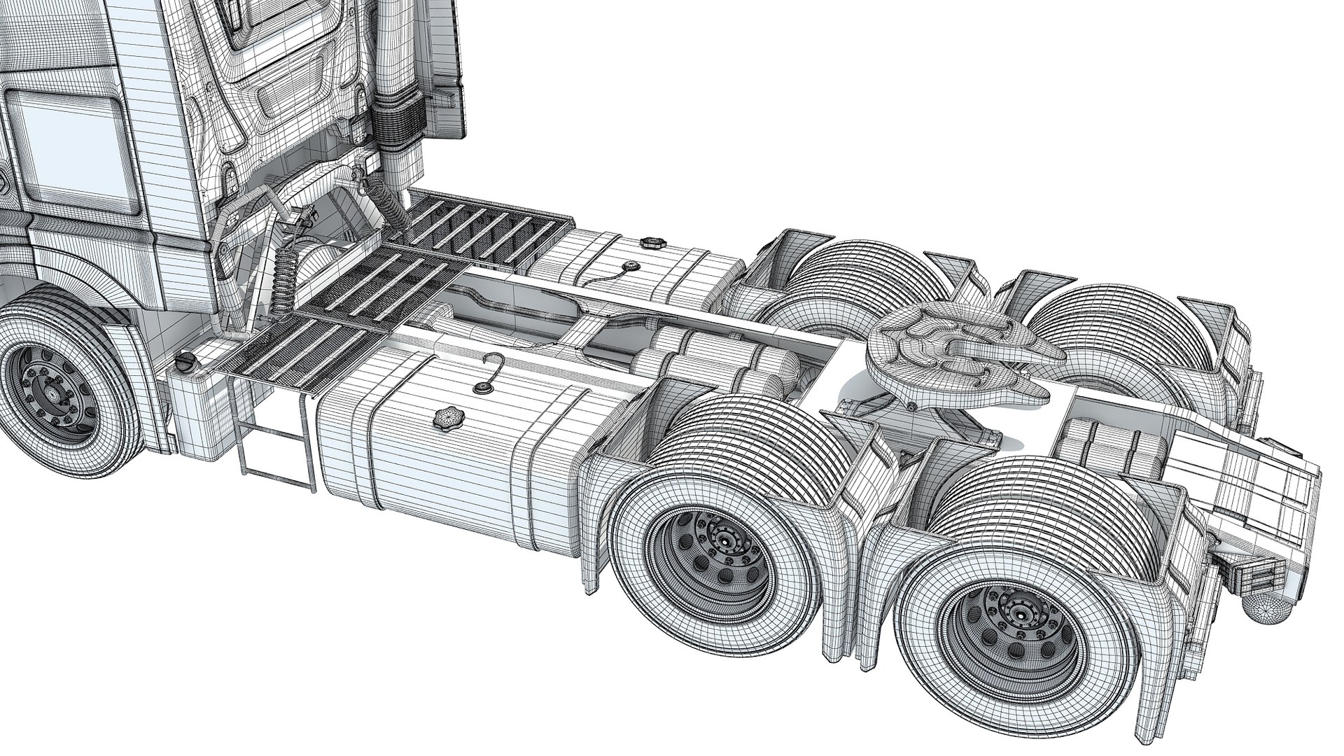 Generic Semi Truck 3D model - TurboSquid 1899578