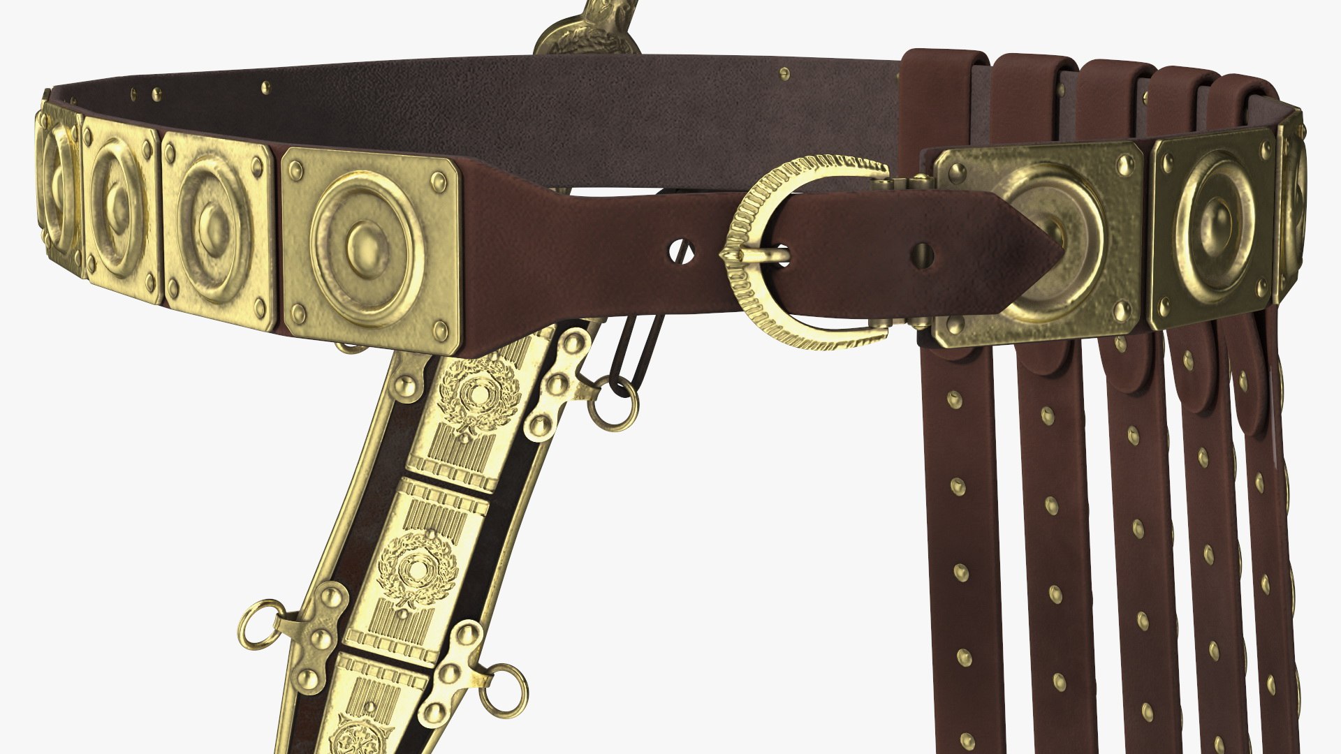 Roman Belt with Pugio Dagger 3D model - TurboSquid 1943759