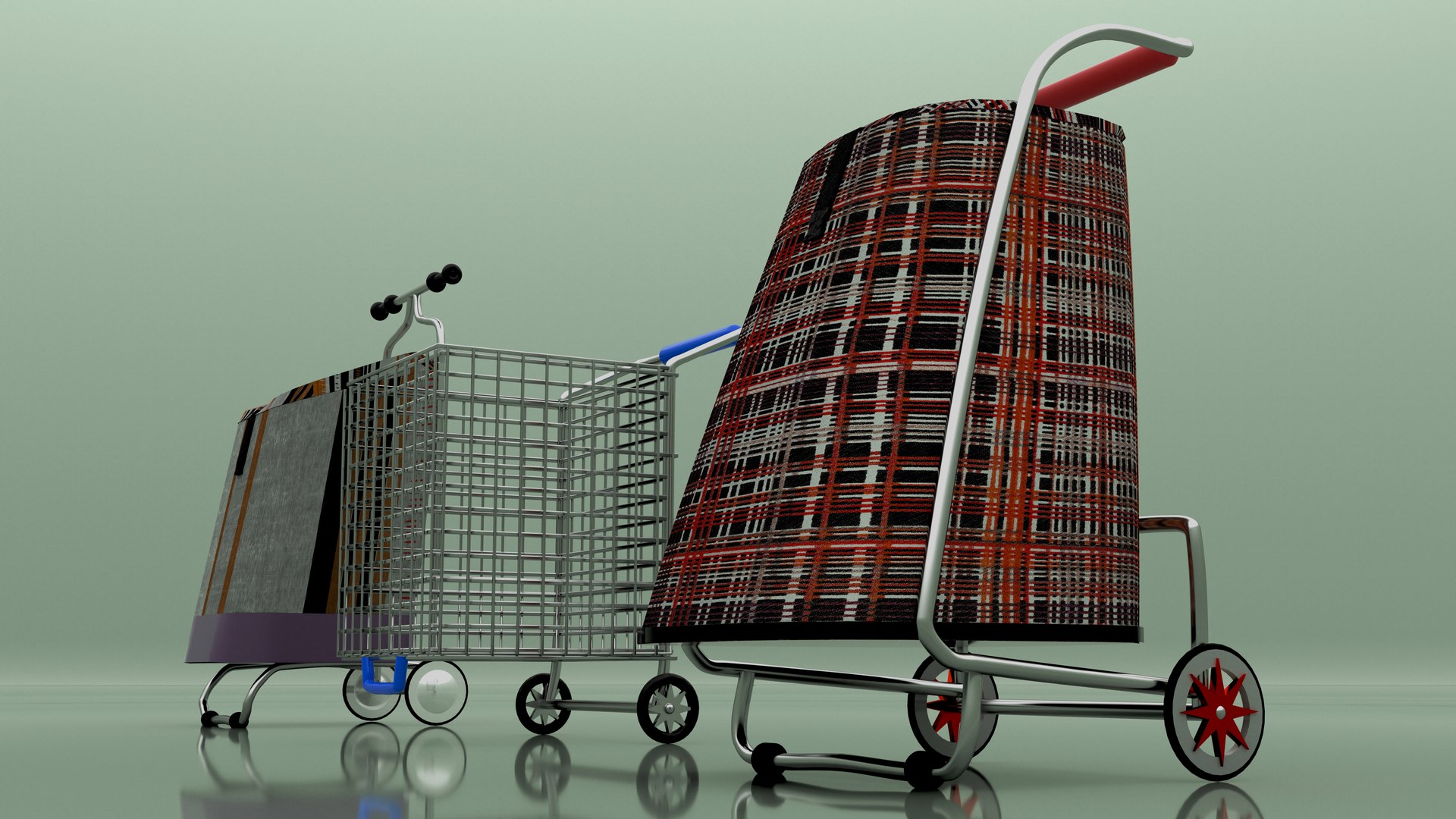 3D Shoping Carts 8K - TurboSquid 2198421