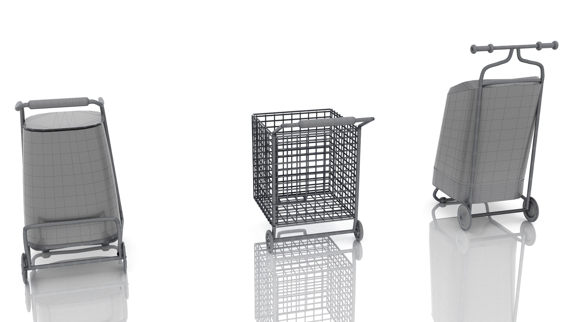 3D Shoping Carts 8K - TurboSquid 2198421