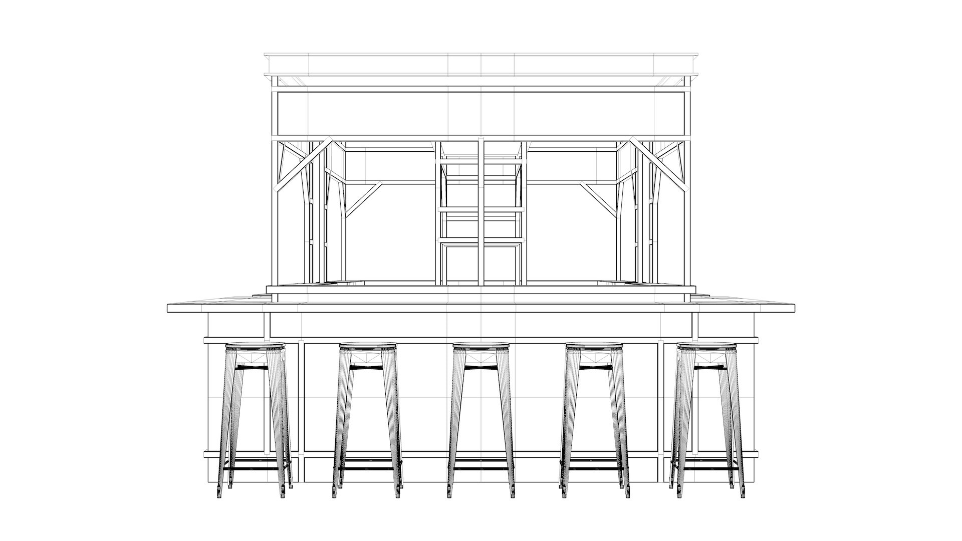 Pop-Up Store Model - TurboSquid 1751399