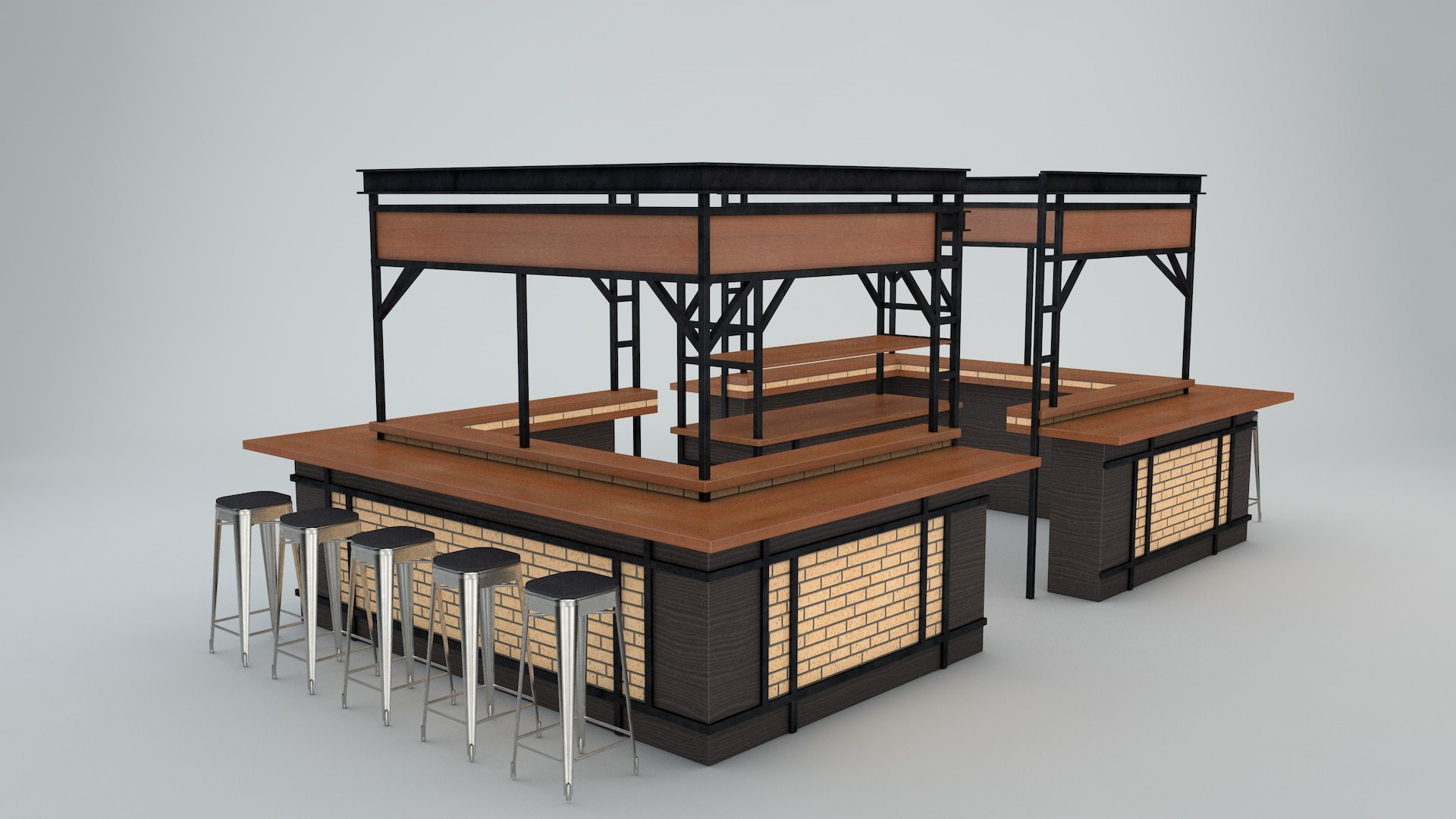 Pop-Up Store Model - TurboSquid 1751399