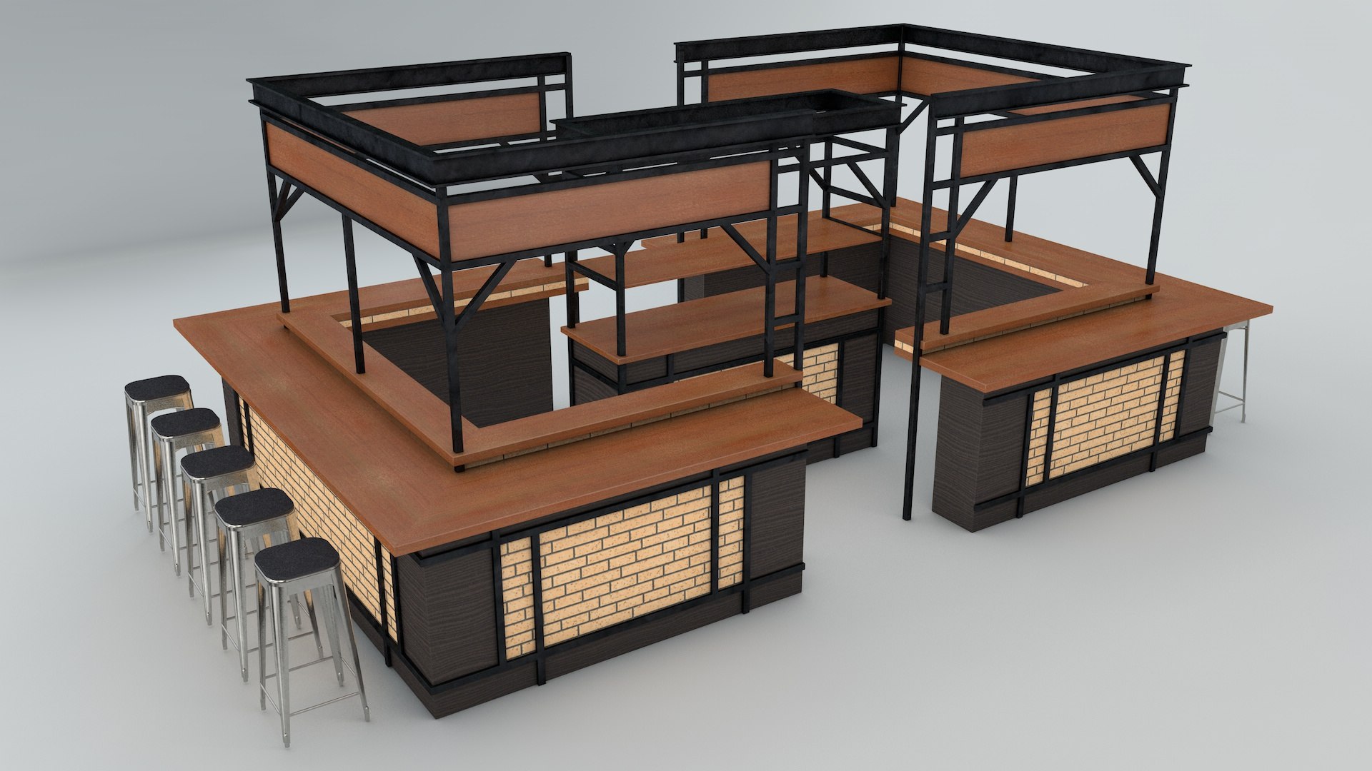 Pop-Up Store Model - TurboSquid 1751399