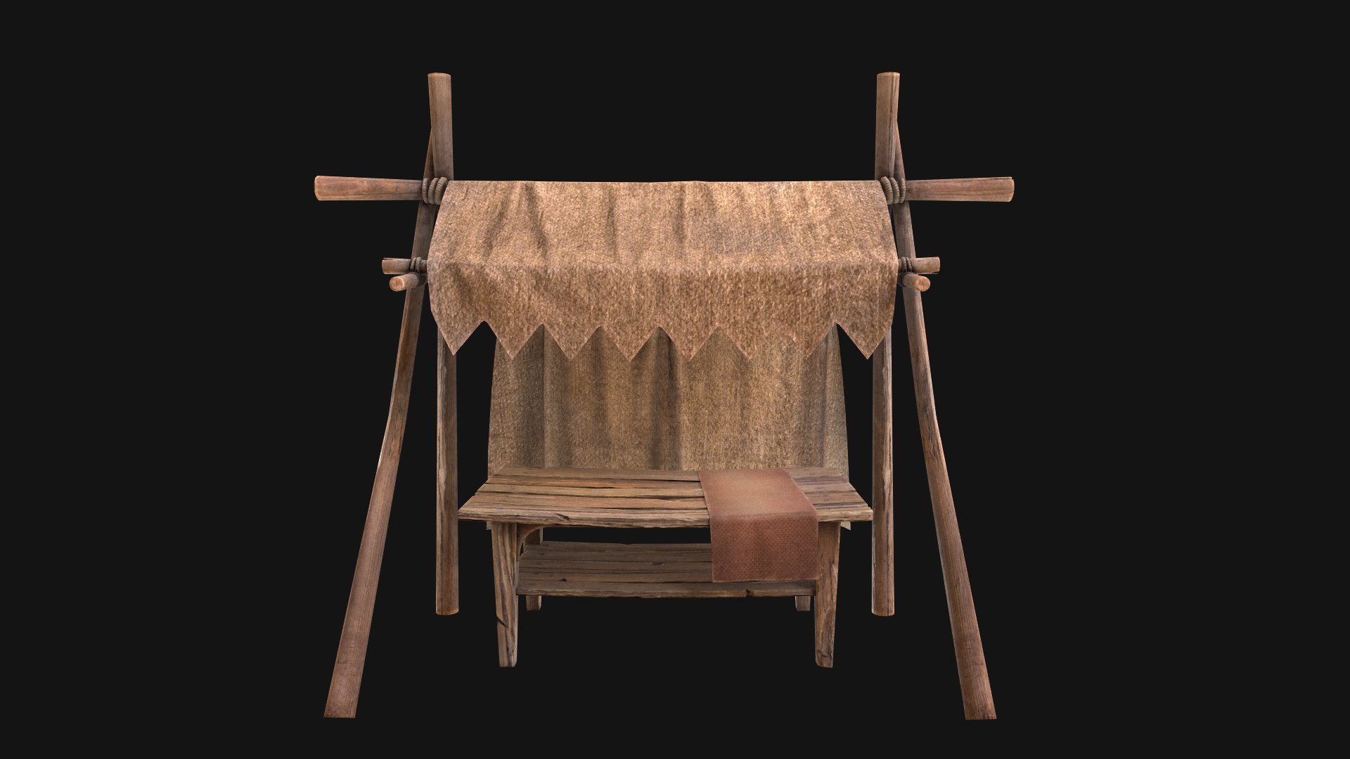 Street Old Stall 3D model - TurboSquid 1893835