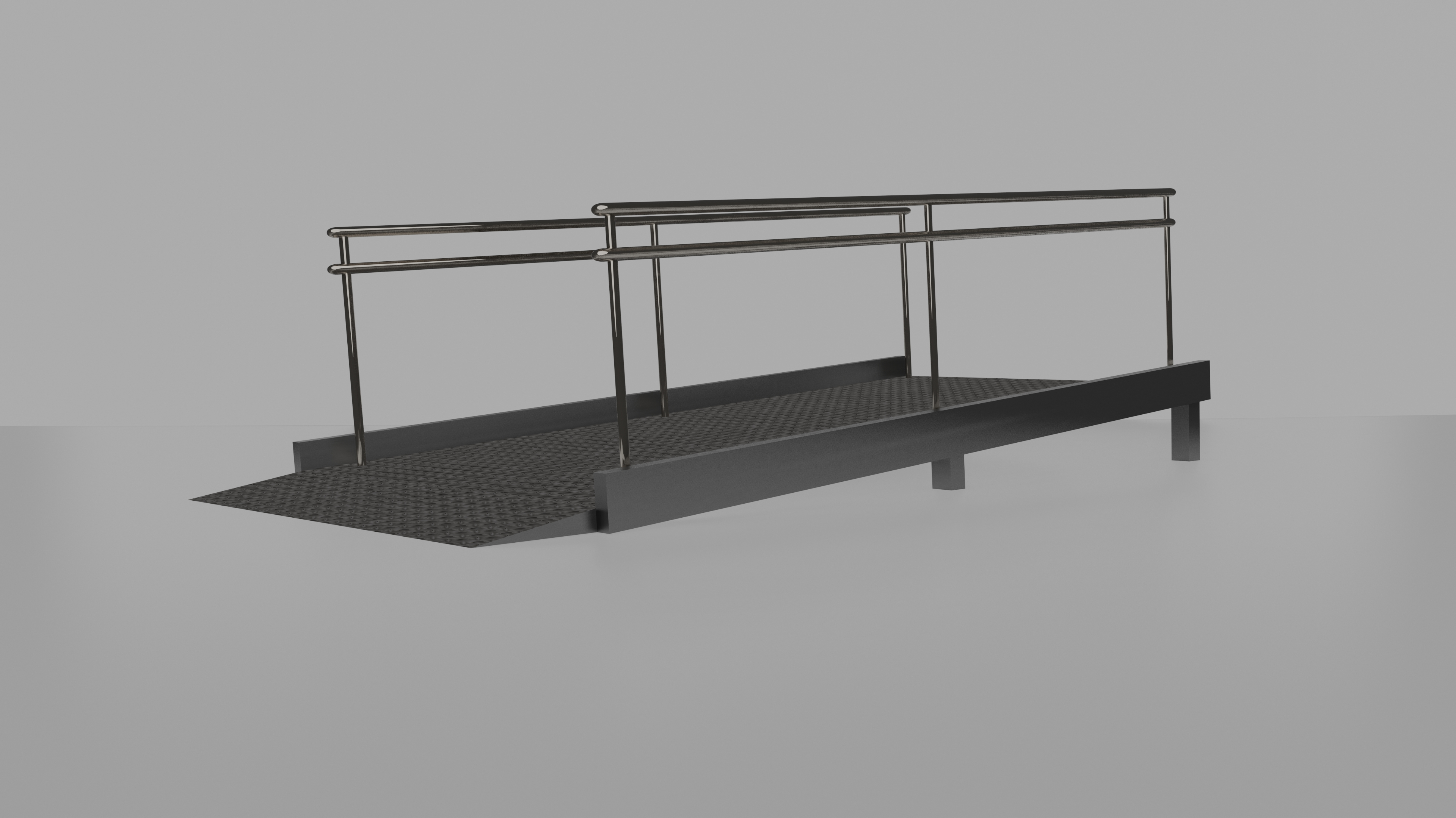 Metal ramp 3D model - TurboSquid 1579658