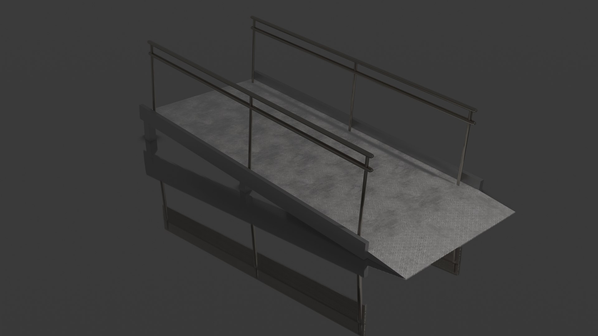 Metal Ramp 3D Model - TurboSquid 1579658