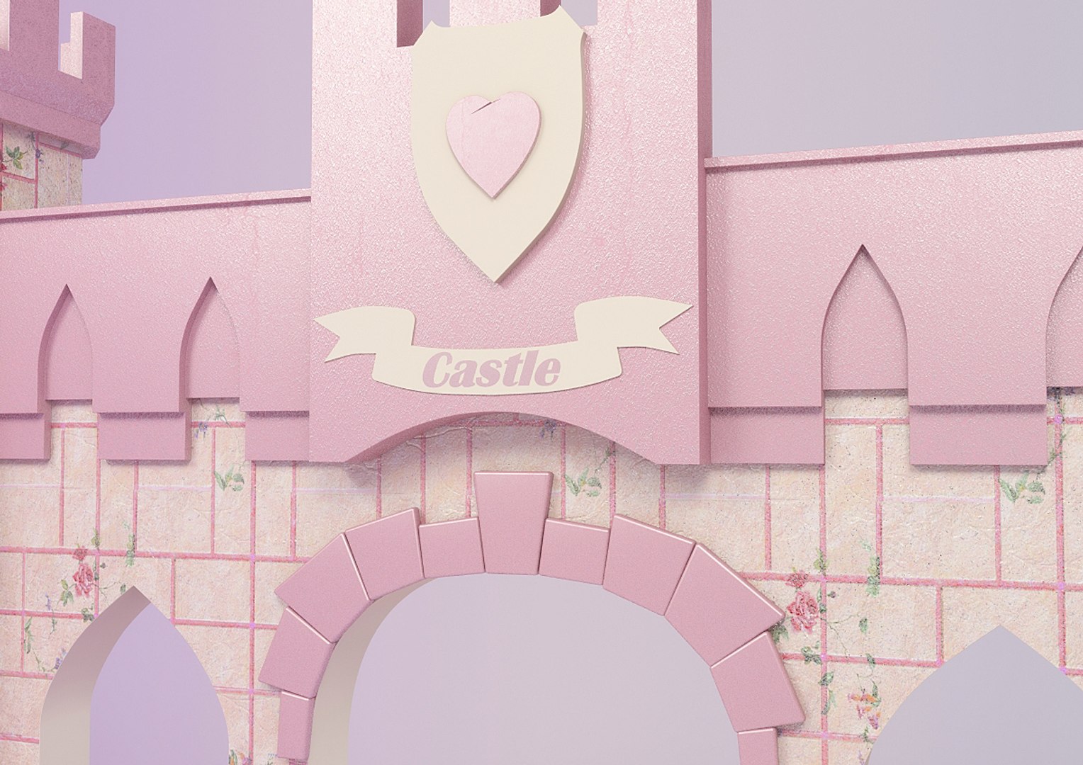 3ds max princess castle