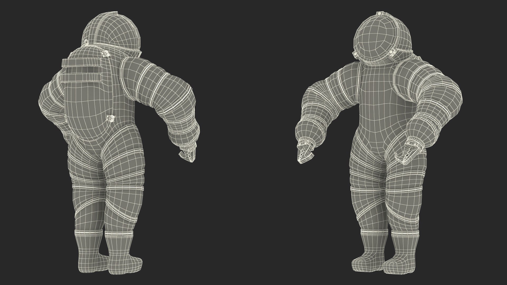 Deep Sea Diving Suit White 3D Model - TurboSquid 2250669
