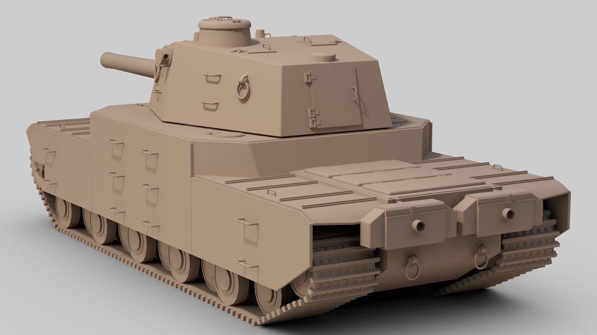 Type 5 Heavy Tank Model - TurboSquid 1901182