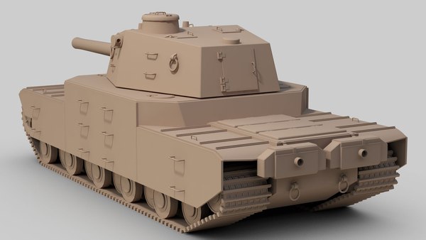 Type 5 Heavy Tank model - TurboSquid 1901182