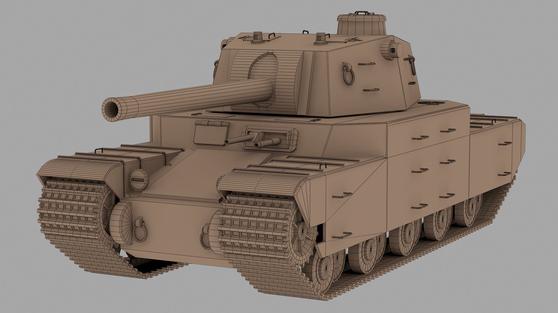 Type 5 Heavy Tank Model - TurboSquid 1901182