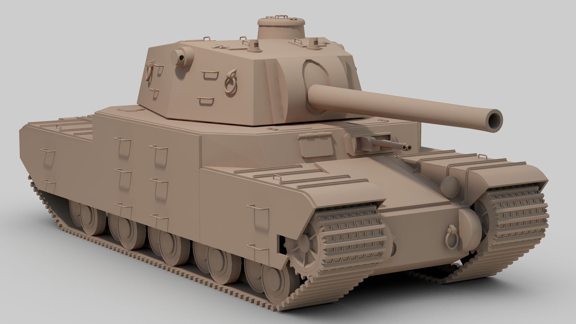 Type 5 Heavy Tank Model - TurboSquid 1901182