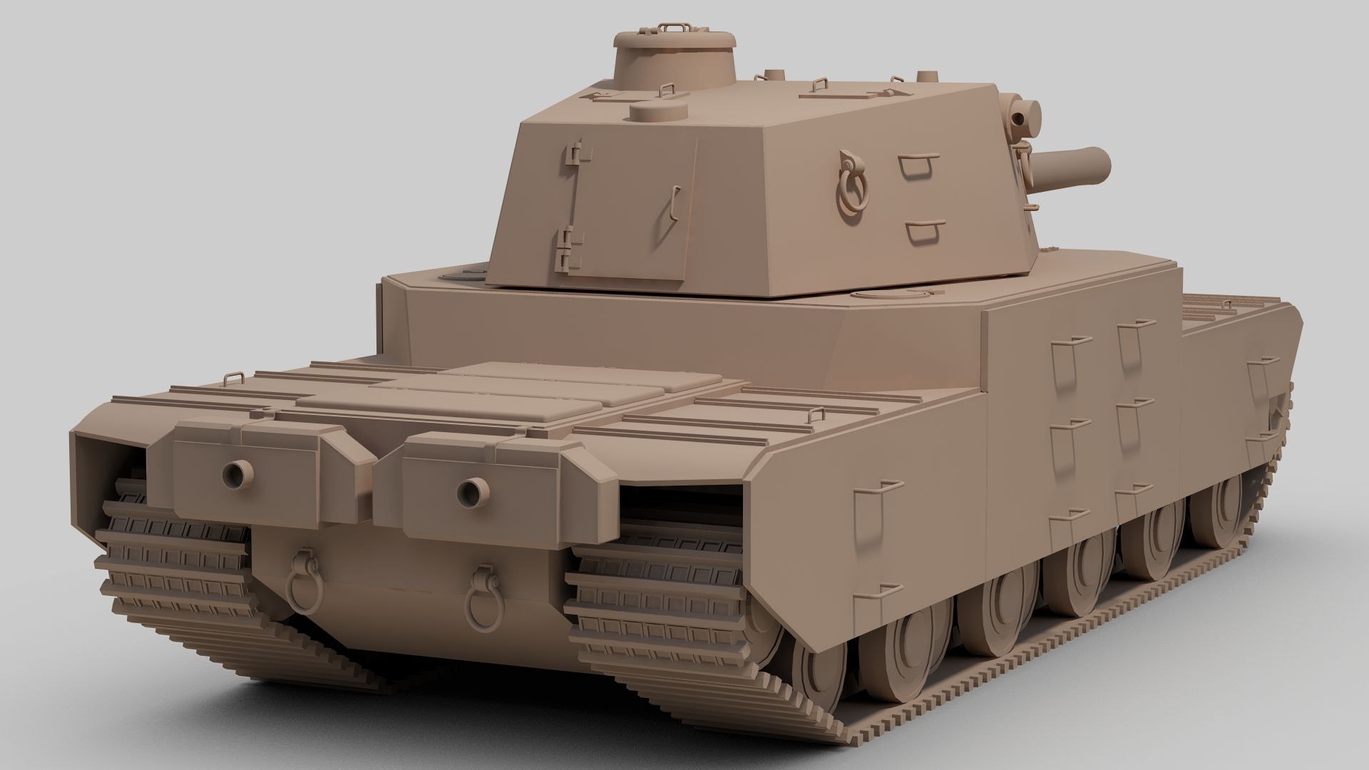 Type 5 Heavy Tank Model - TurboSquid 1901182
