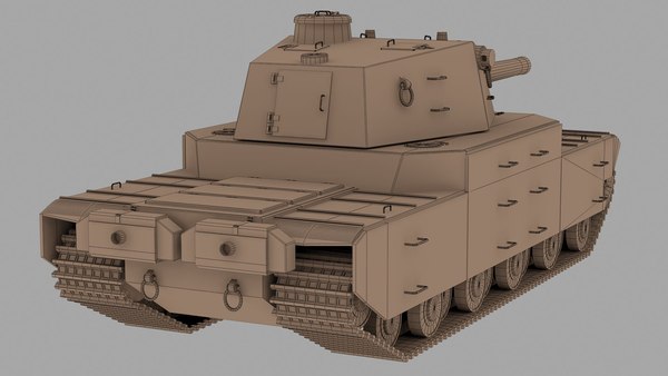 Type 5 Heavy Tank model - TurboSquid 1901182