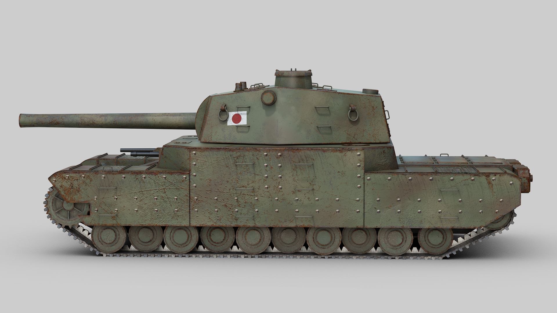 Type 5 Heavy Tank Model - TurboSquid 1901182