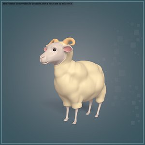 Cartoon Sheep Blender Models for Download | TurboSquid
