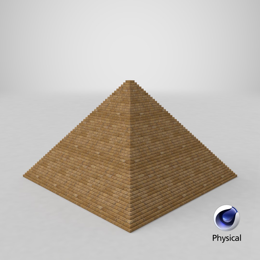 3d egyptian pyramid model