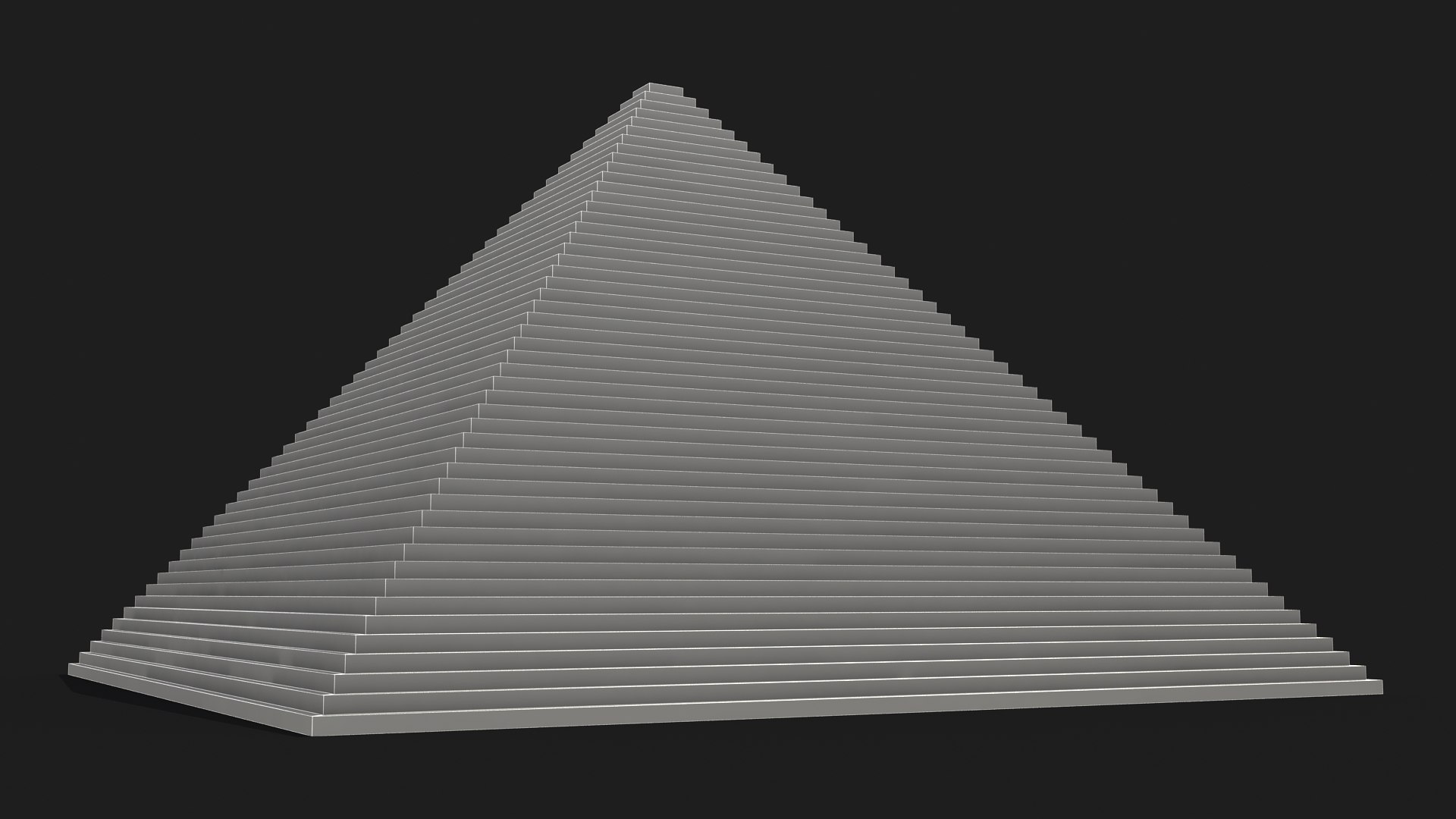 3d egyptian pyramid model