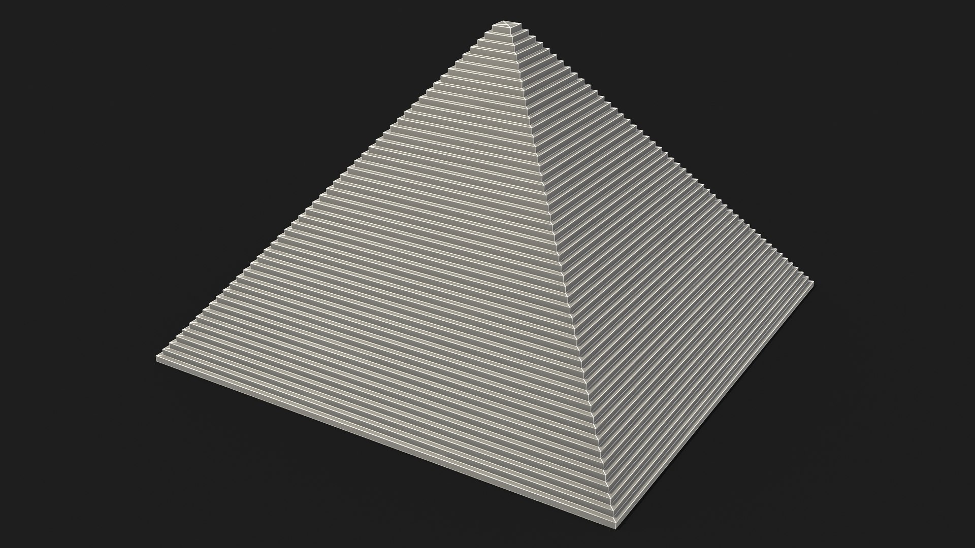 3d egyptian pyramid model