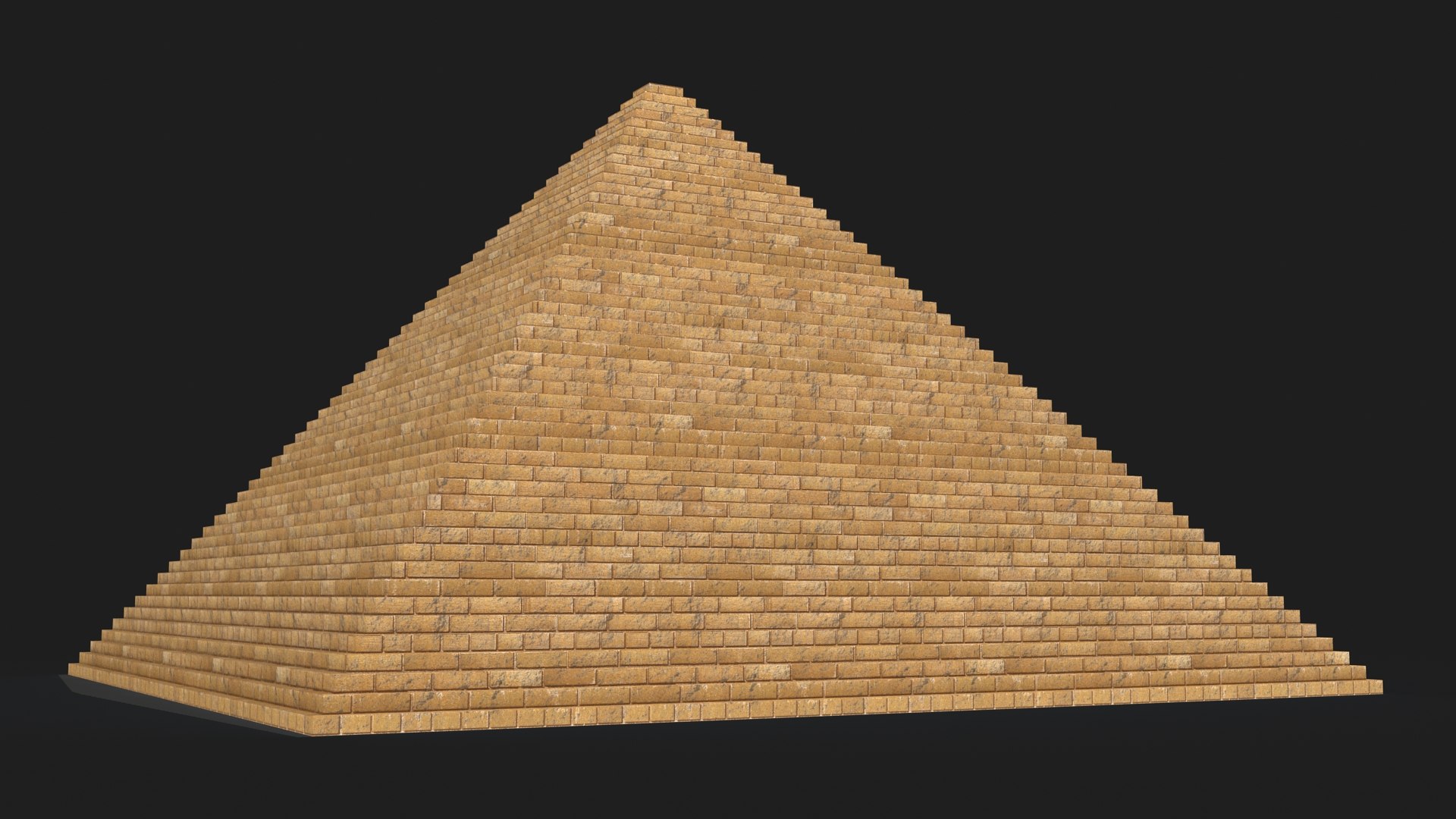 3d egyptian pyramid model