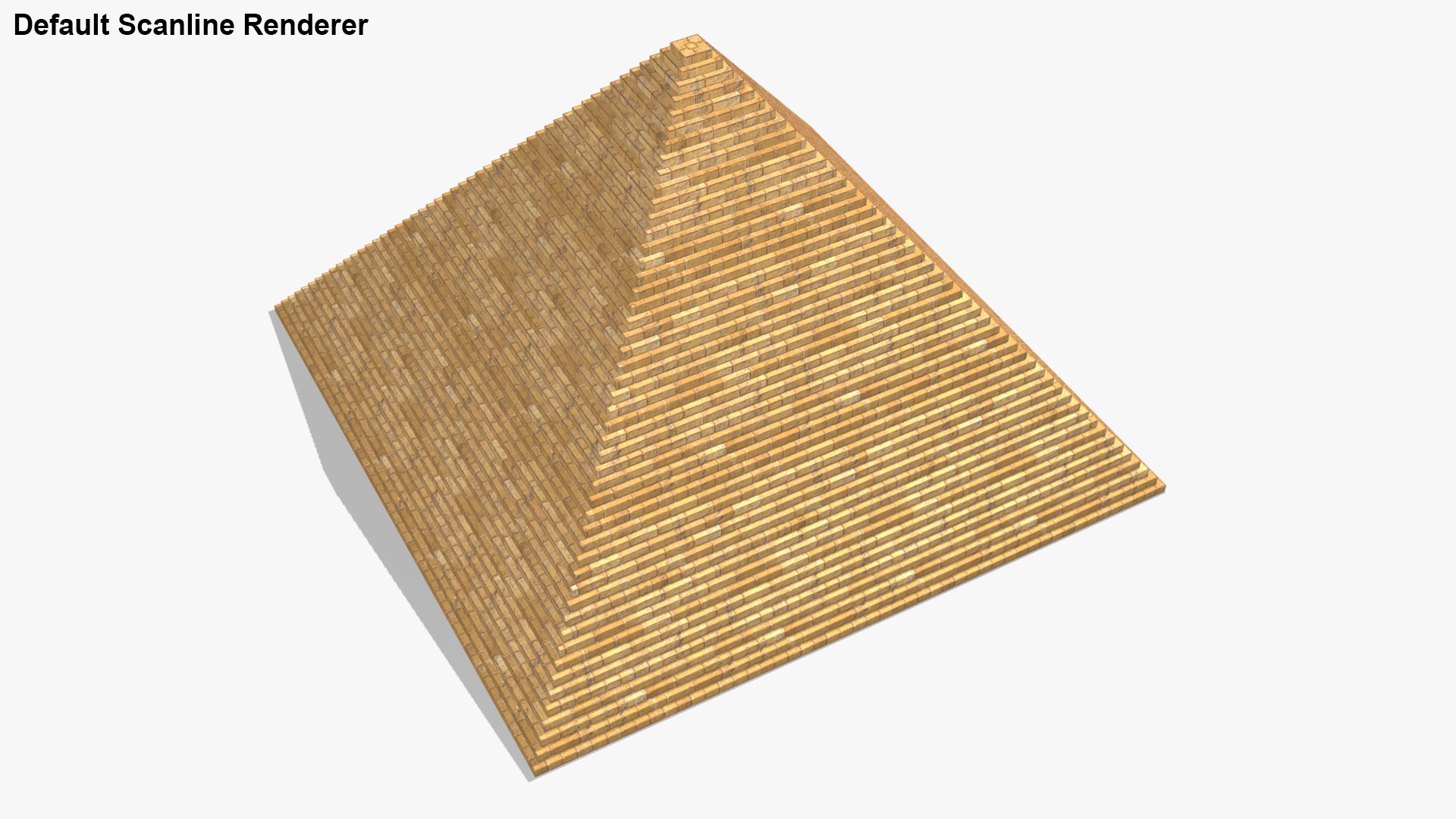 3d egyptian pyramid model