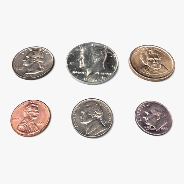 c4d photo realistic coins