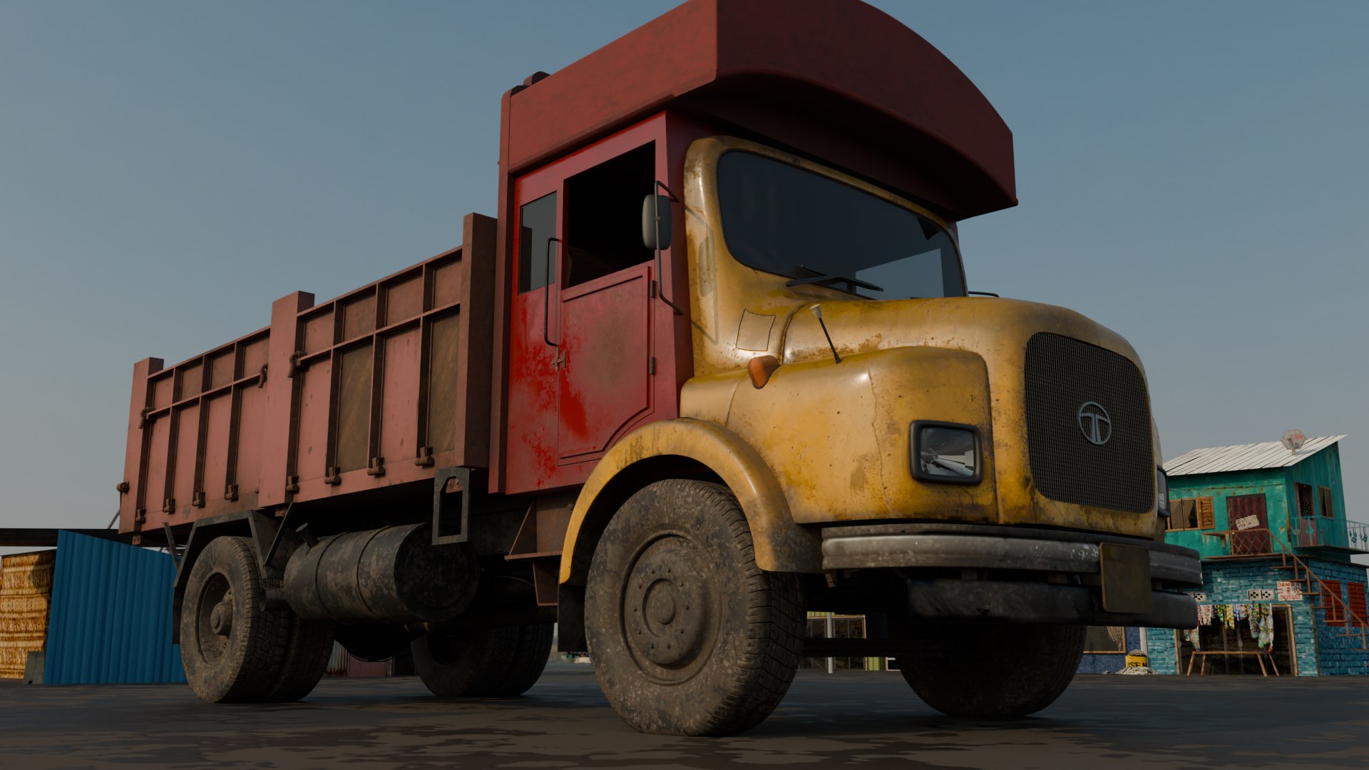 Tata Old Lorry SE 16 Series 3D - TurboSquid 2190804