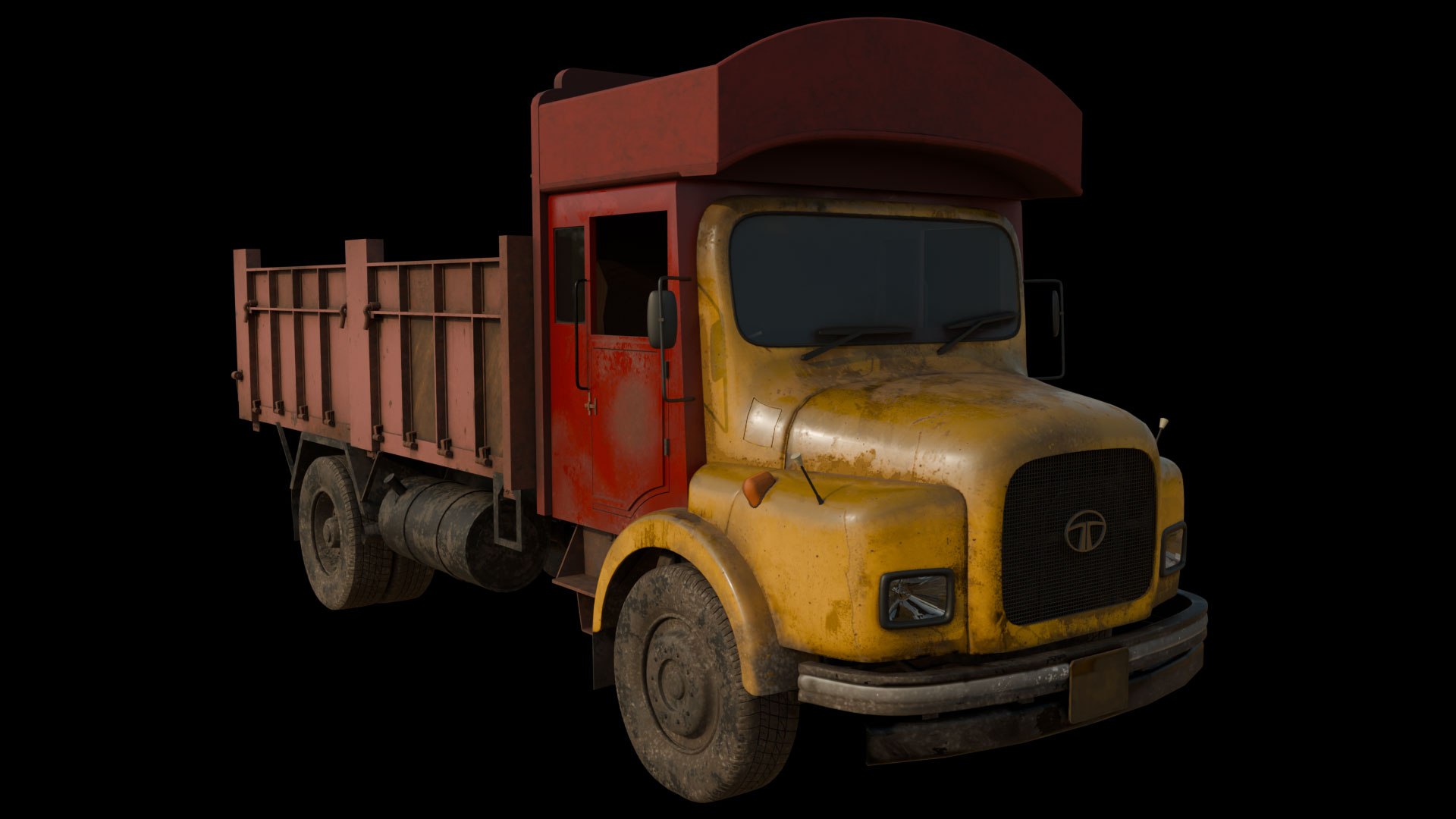 Tata Old Lorry SE 16 Series 3D - TurboSquid 2190804