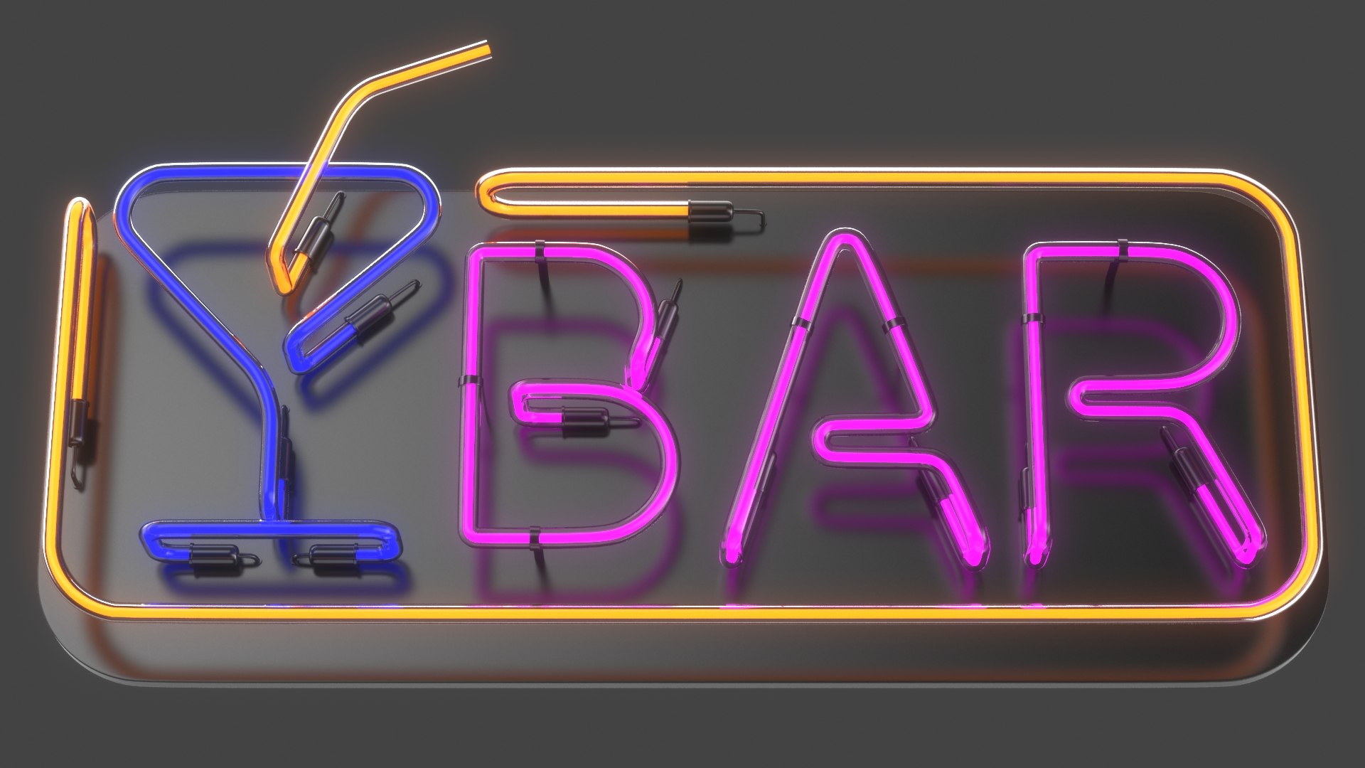 Detailed Neon Signs And Alphabets 3D model - TurboSquid 2079175