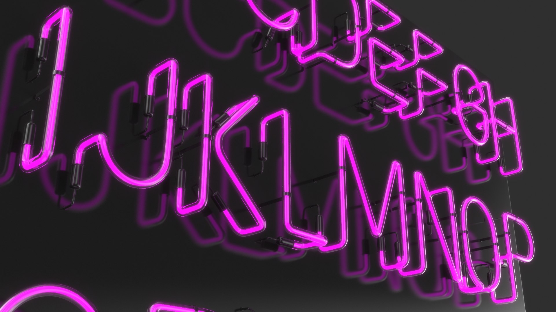 Detailed Neon Signs And Alphabets 3D model - TurboSquid 2079175