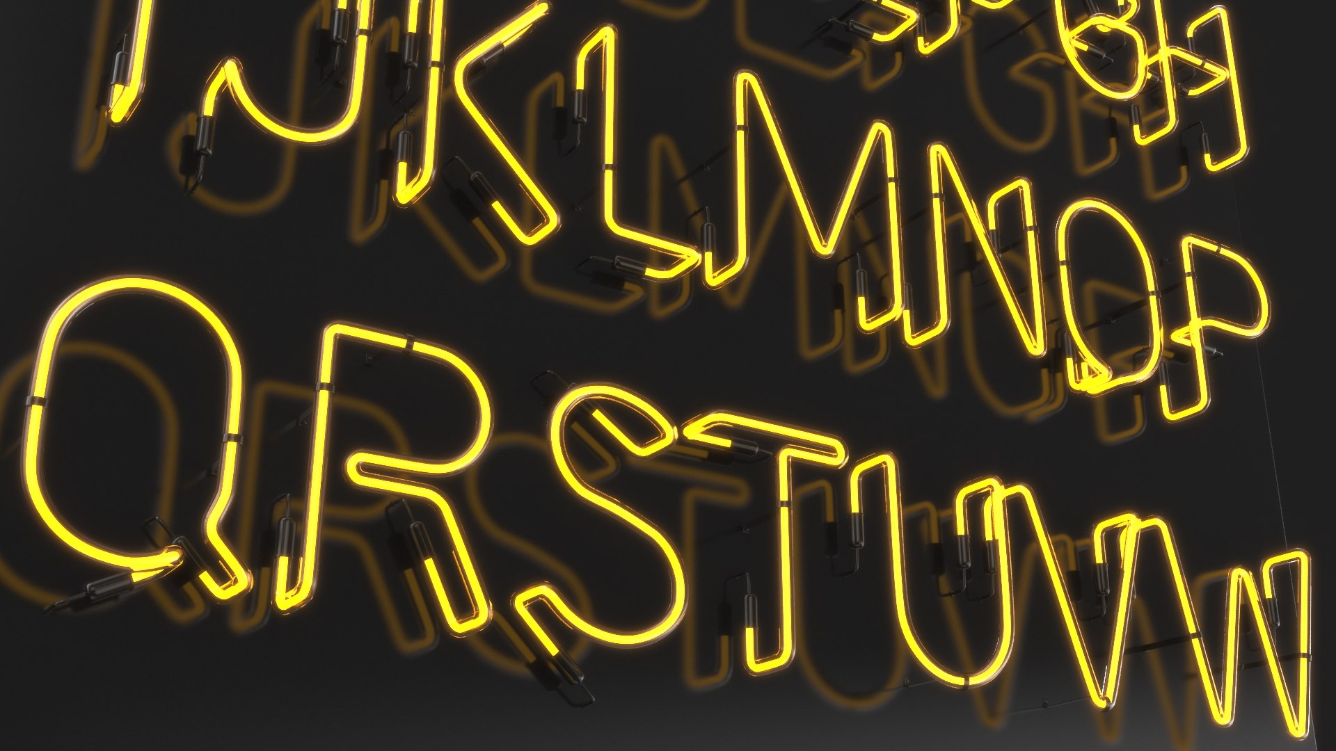 Detailed Neon Signs And Alphabets 3D model - TurboSquid 2079175