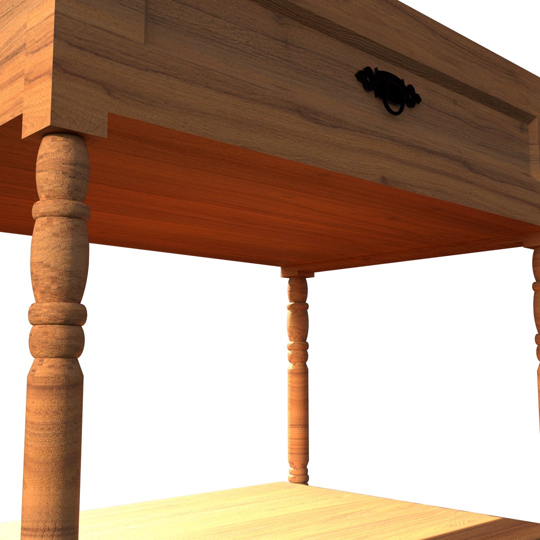 Wood Countertop 3D Model - TurboSquid 2327566