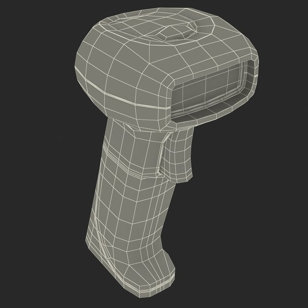 barcode scanner generic 3d c4d