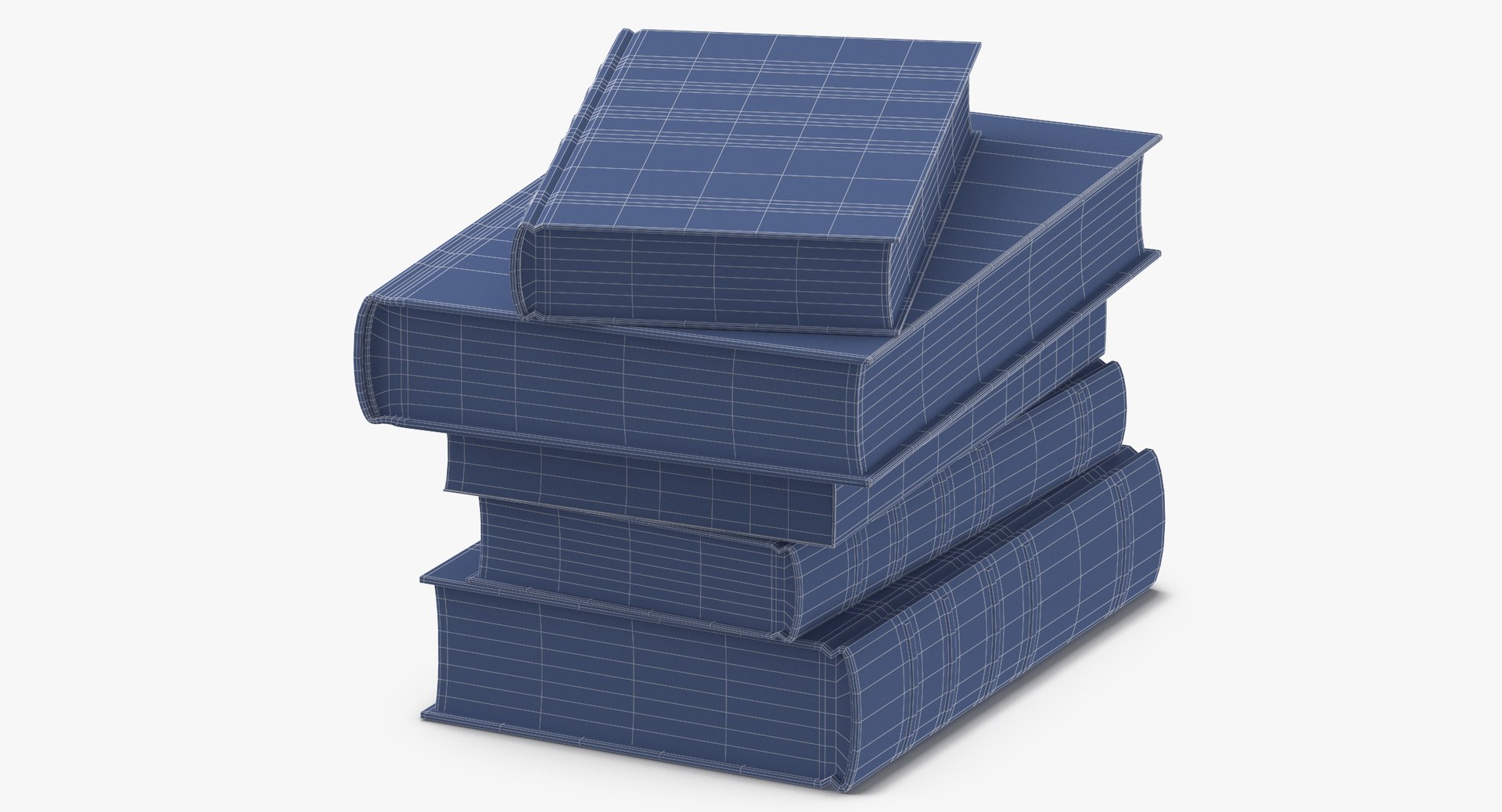 Books 02 3D Model - TurboSquid 1333144