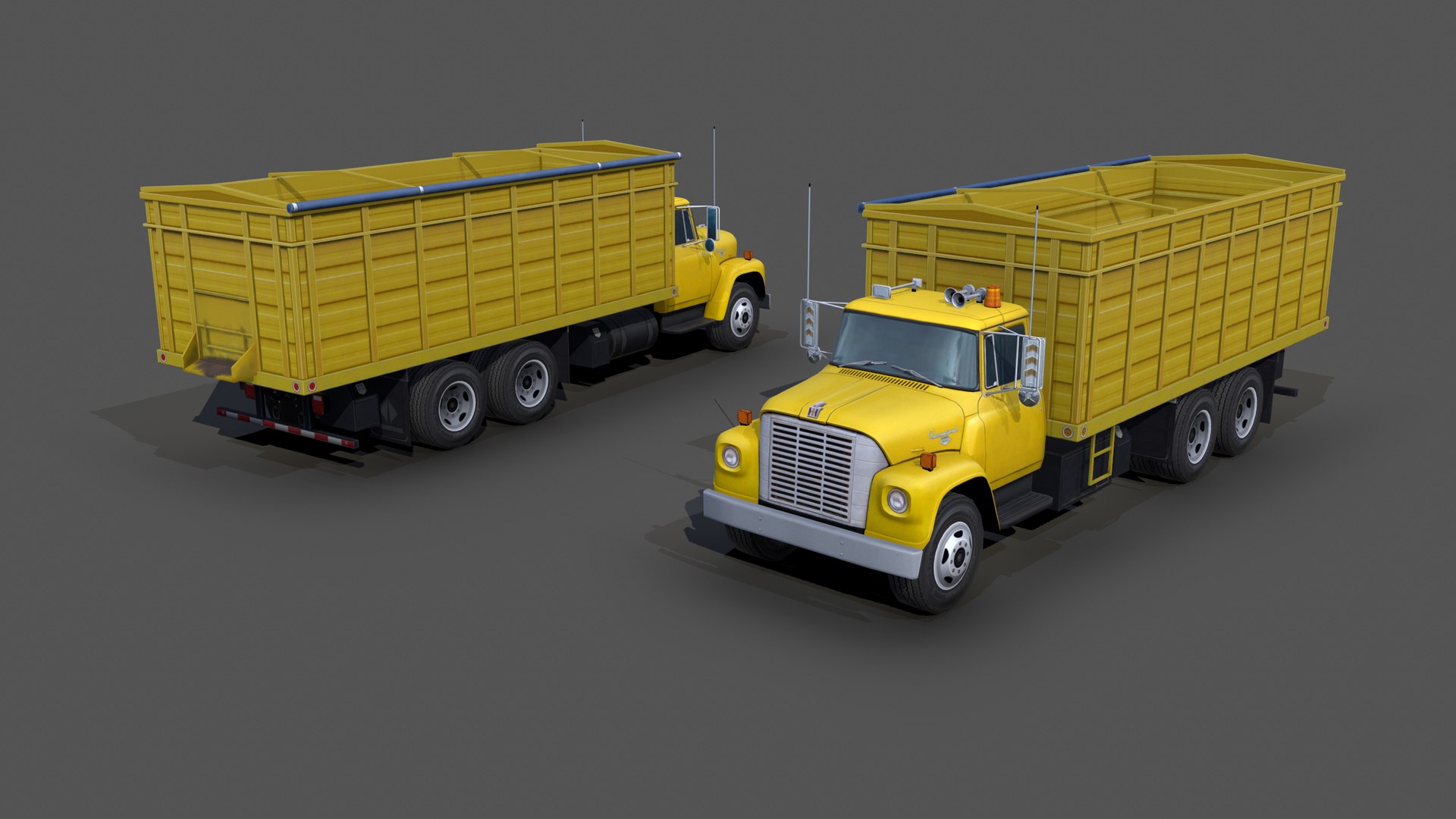 3D Model International Loadstar 1700 1968 Grain Truck S02 - TurboSquid ...