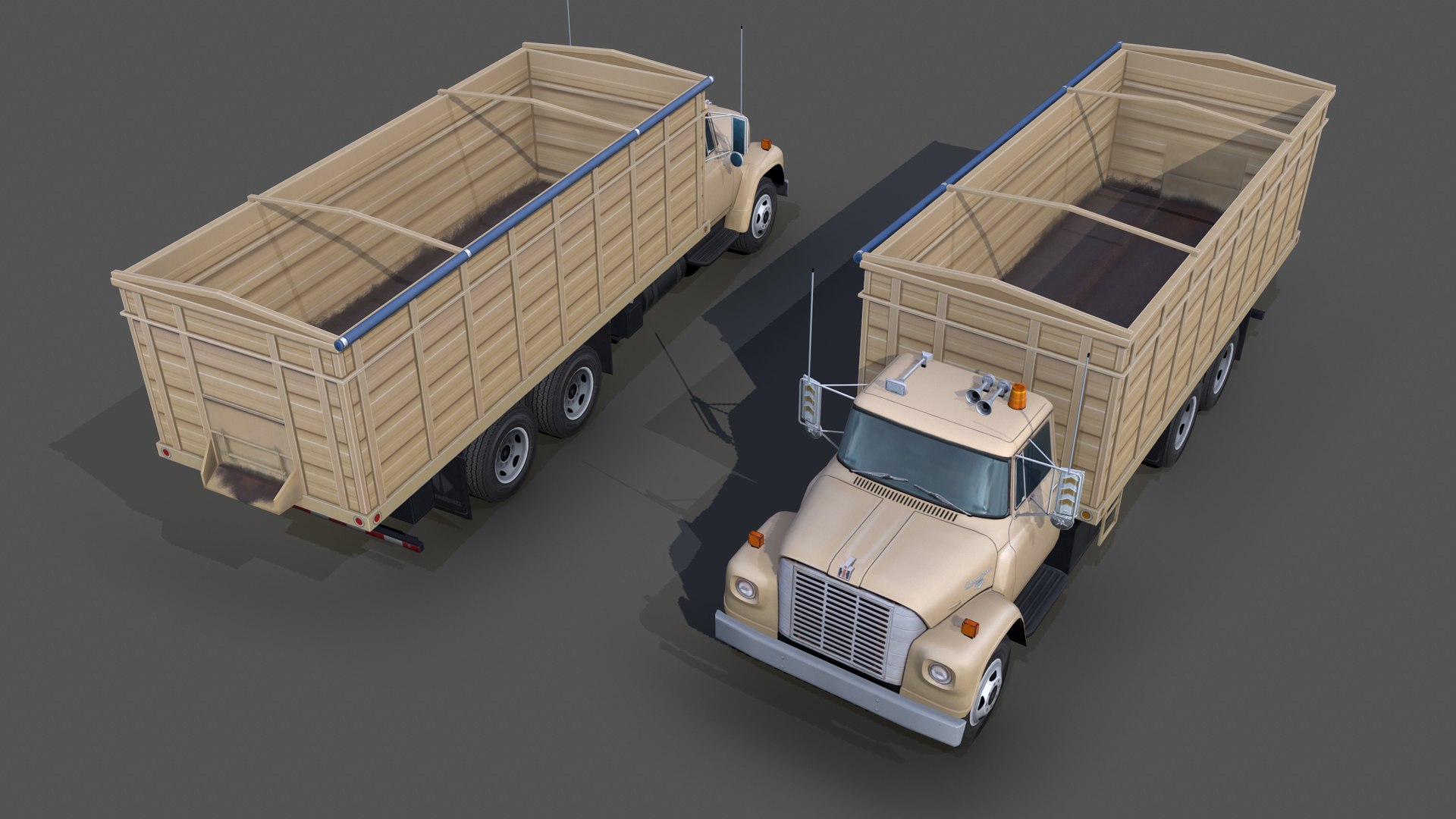 3D Model International Loadstar 1700 1968 Grain Truck S02 - TurboSquid ...