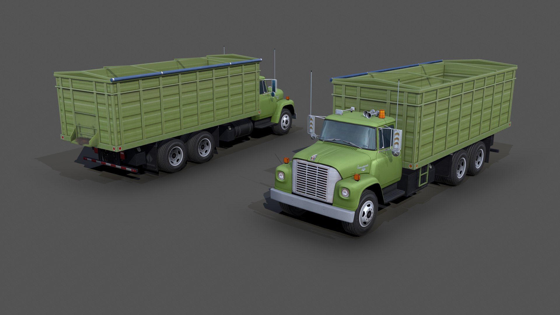 3D Model International Loadstar 1700 1968 Grain Truck S02 - TurboSquid ...