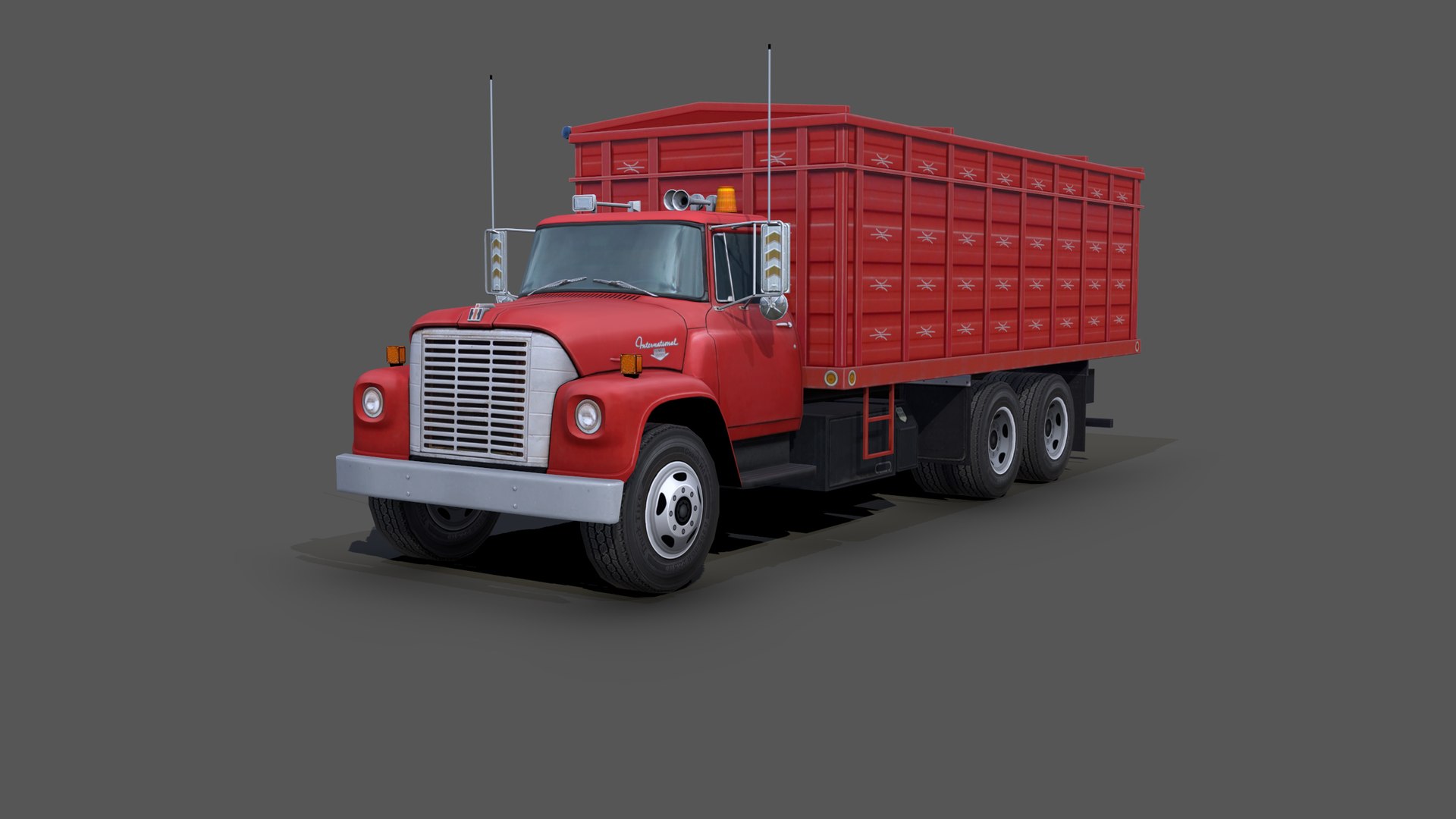 3D Model International Loadstar 1700 1968 Grain Truck S02 - TurboSquid ...