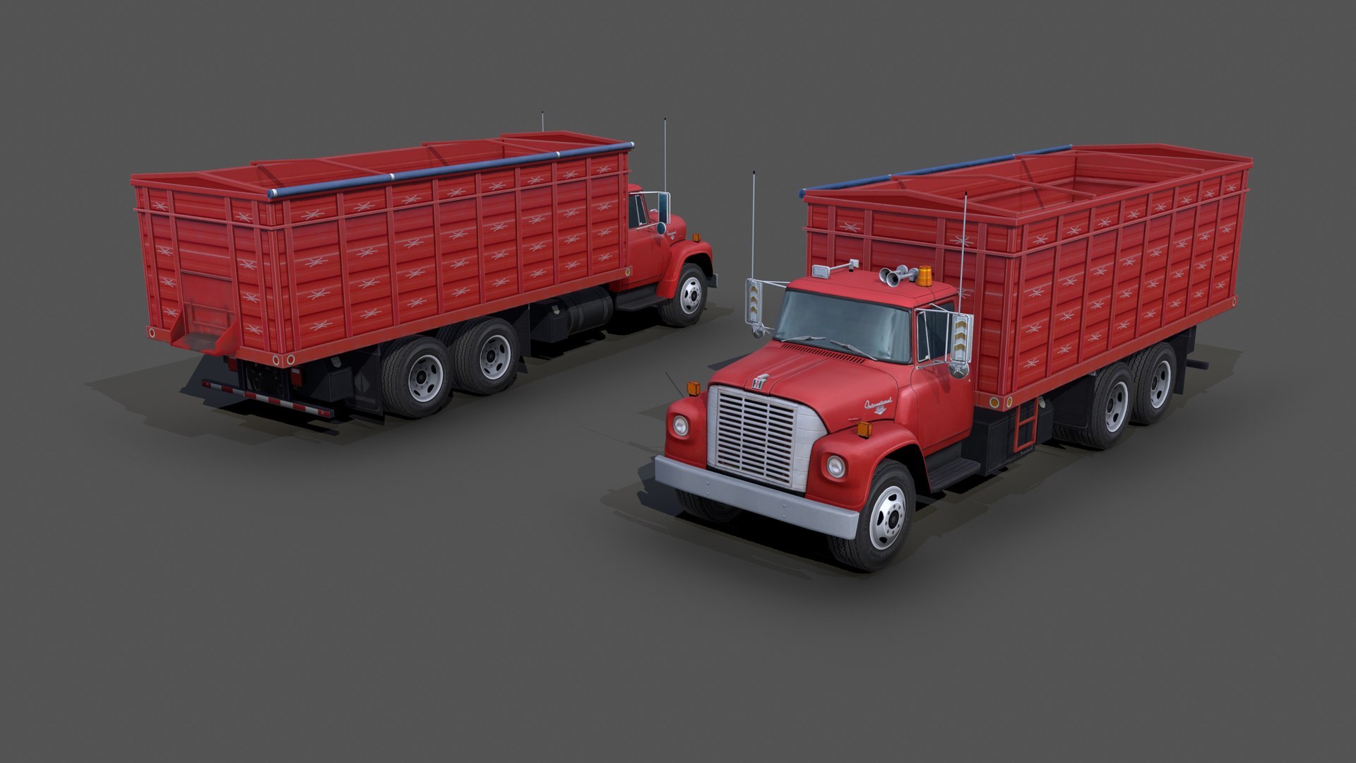 3D Model International Loadstar 1700 1968 Grain Truck S02 - TurboSquid ...