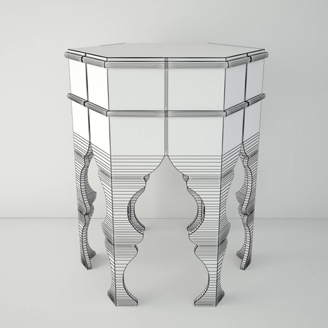Moroccan Tables 3D Model - TurboSquid 1200795
