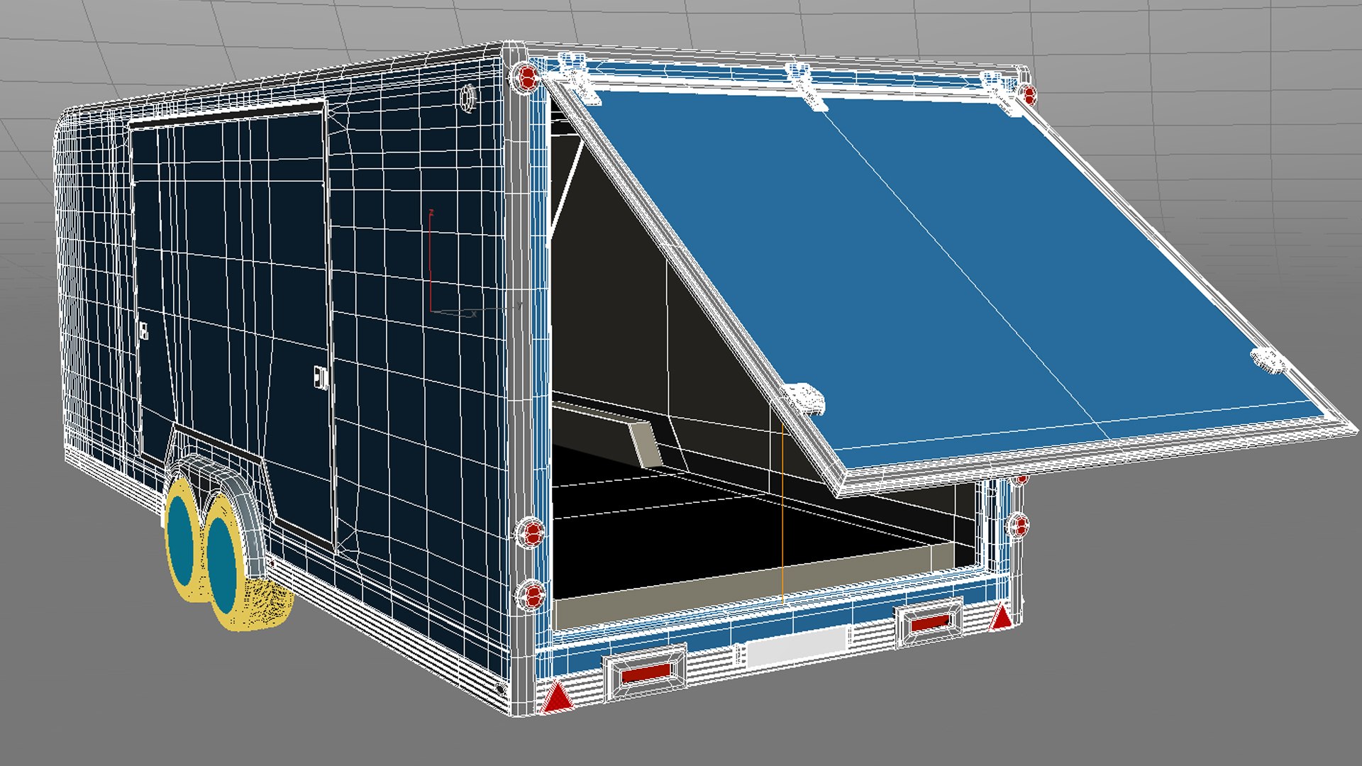 3D Model Race Trailer - TurboSquid 1667432