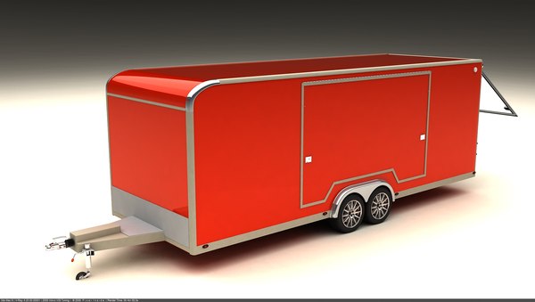 3D model race trailer - TurboSquid 1667432