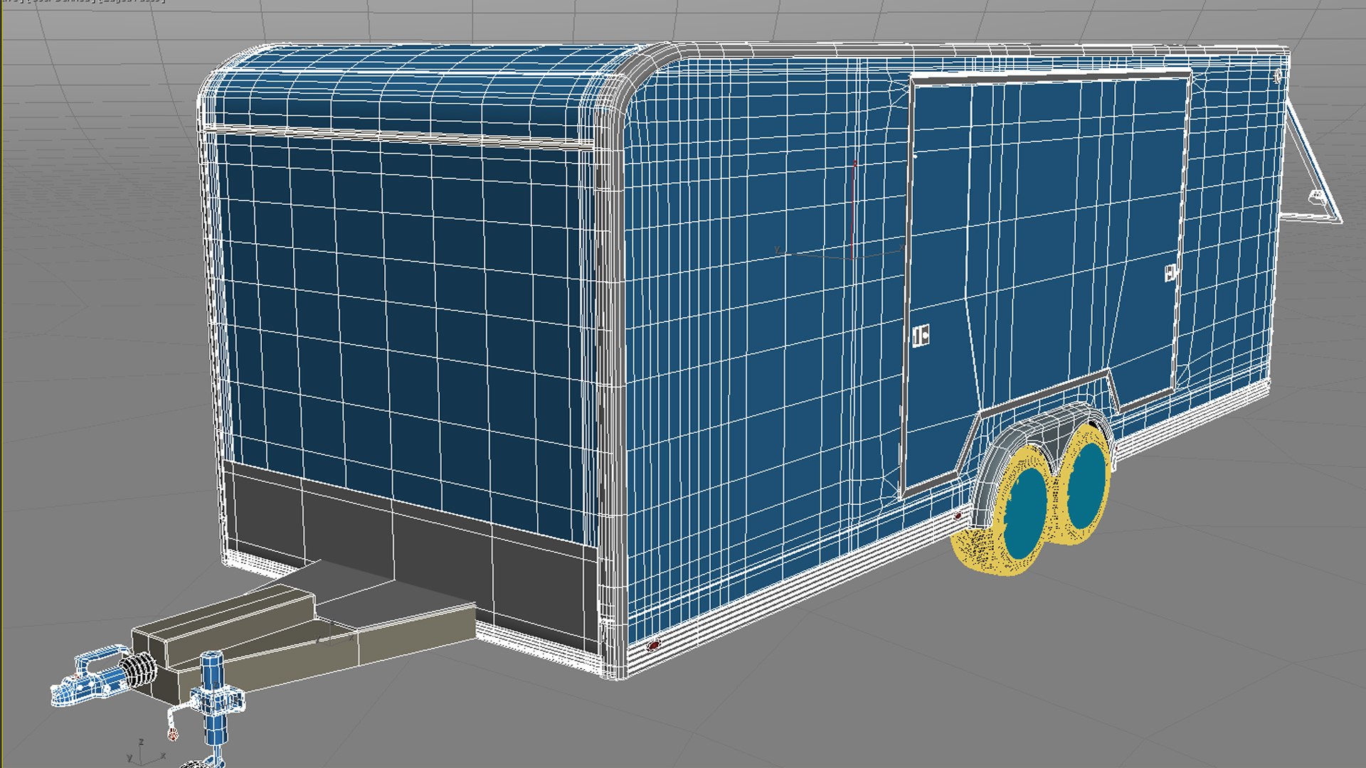 3D Model Race Trailer - TurboSquid 1667432