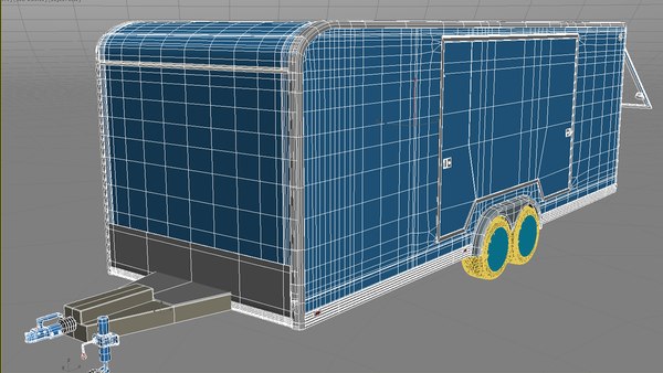 3D model race trailer - TurboSquid 1667432