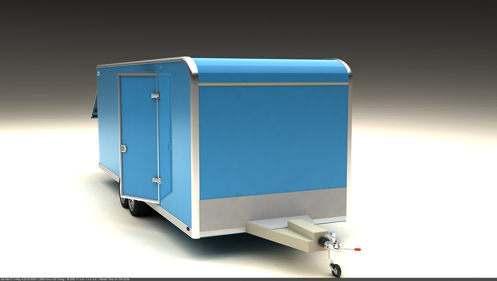 3D Model Race Trailer - TurboSquid 1667432